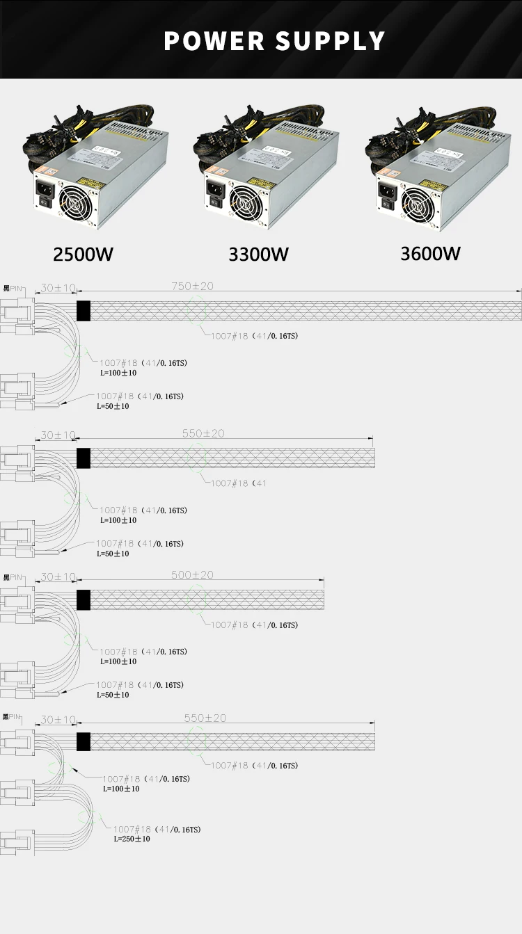 12 GPU Server Case B250 - High Power Support & Silent Rig