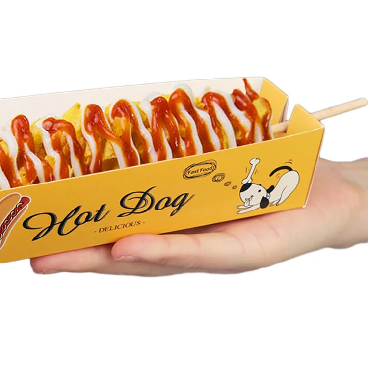 Brown Kraft Sustainable Hotdog Box - Eco-Friendly Packaging