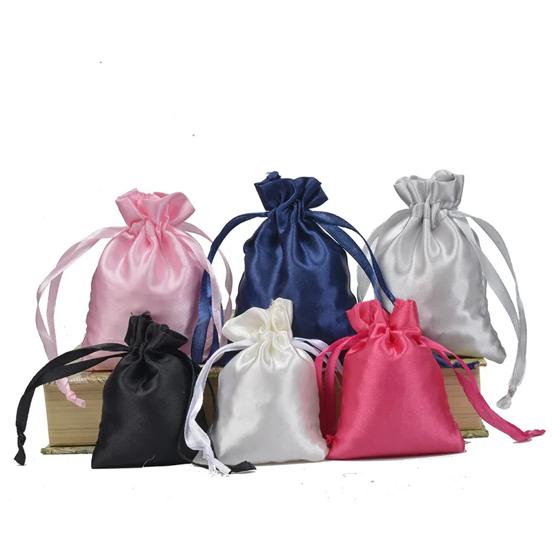 Custom Satin Bags - Elegant Packaging for Hair Bundles