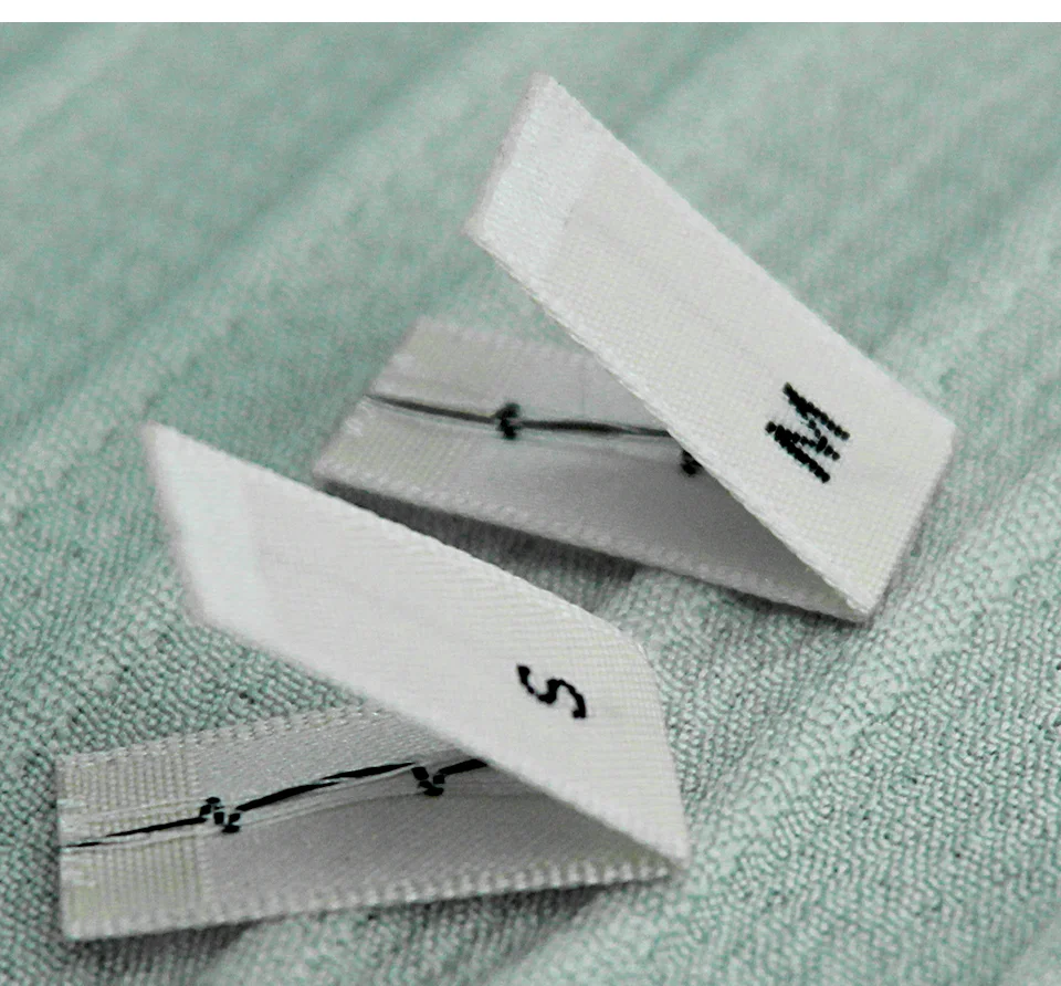 Custom Twill Woven Label With Your Own LOGO Clothing Fabric Tags ...