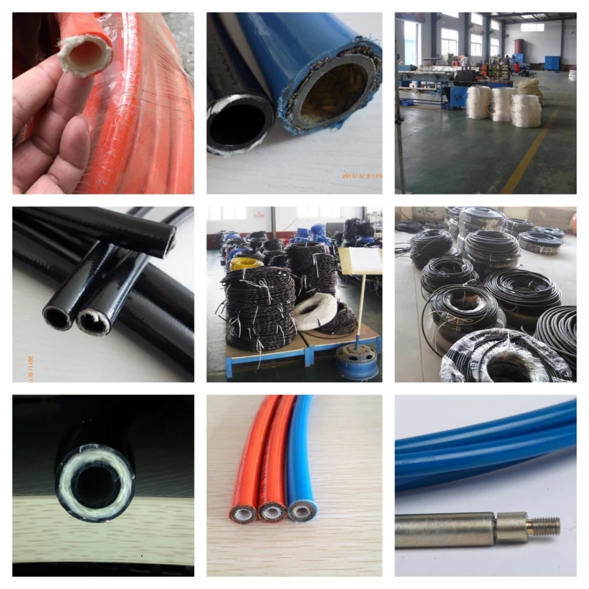 High Pressure Flexible Rubber Hydraulic Hose Sae100 R7 R8 10000 Psi ...