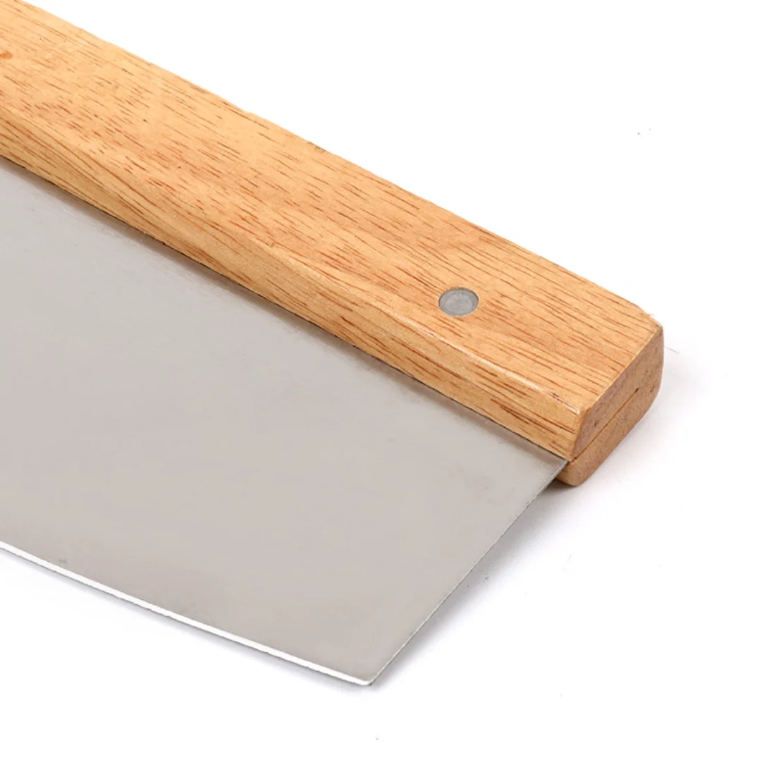 Wooden Handle Pizza Cutter Versatile Chopper Wood Handle Pizza Knife ...