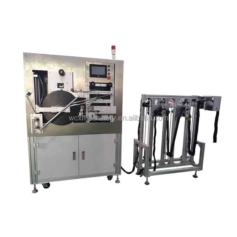 Reliable Full Automatic Cotton Ribbon Rolling Machine Polyester Elastic ...