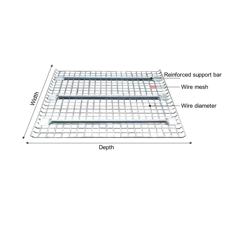 Racking System Wire Mesh Decking - Galvanized Pallet Support