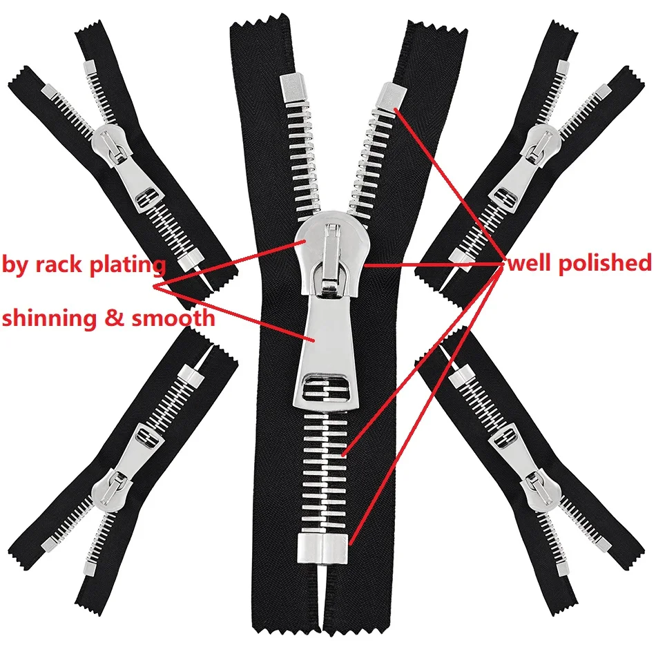 QLQ High Quality Metal Zipper For Clothes Pouch Handbag Luxury Custom ...