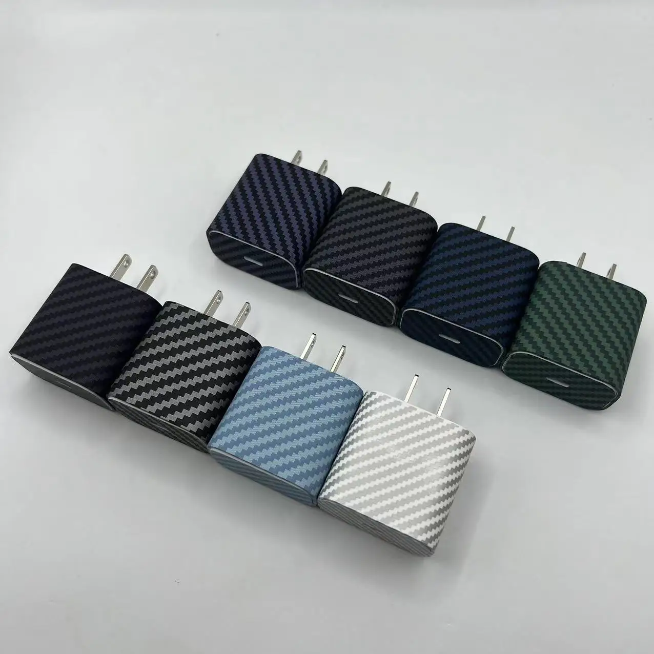 Oem Carbon Fiber Texture 20w Power Adapter For Iphone Usb-c Charger ...