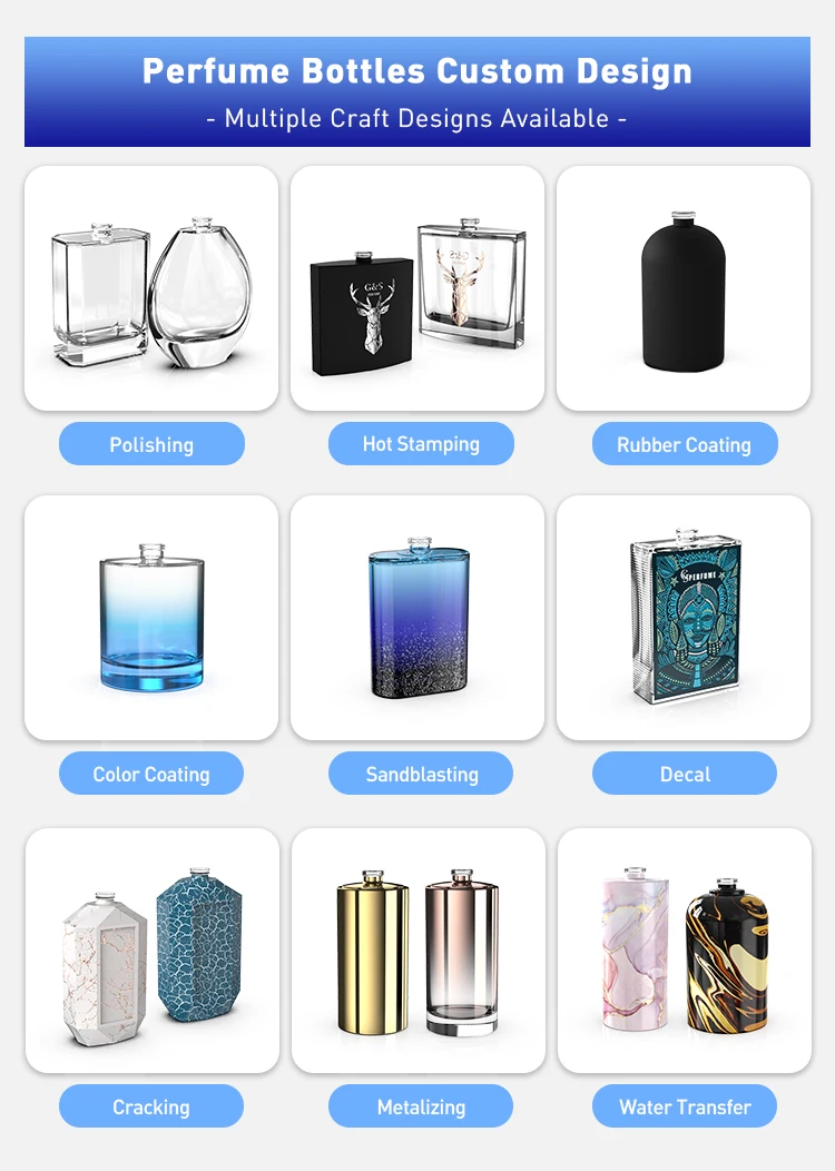 New Design Luxury Botol Parfum 30ml 50ml 100ml Perfume Bottle ...