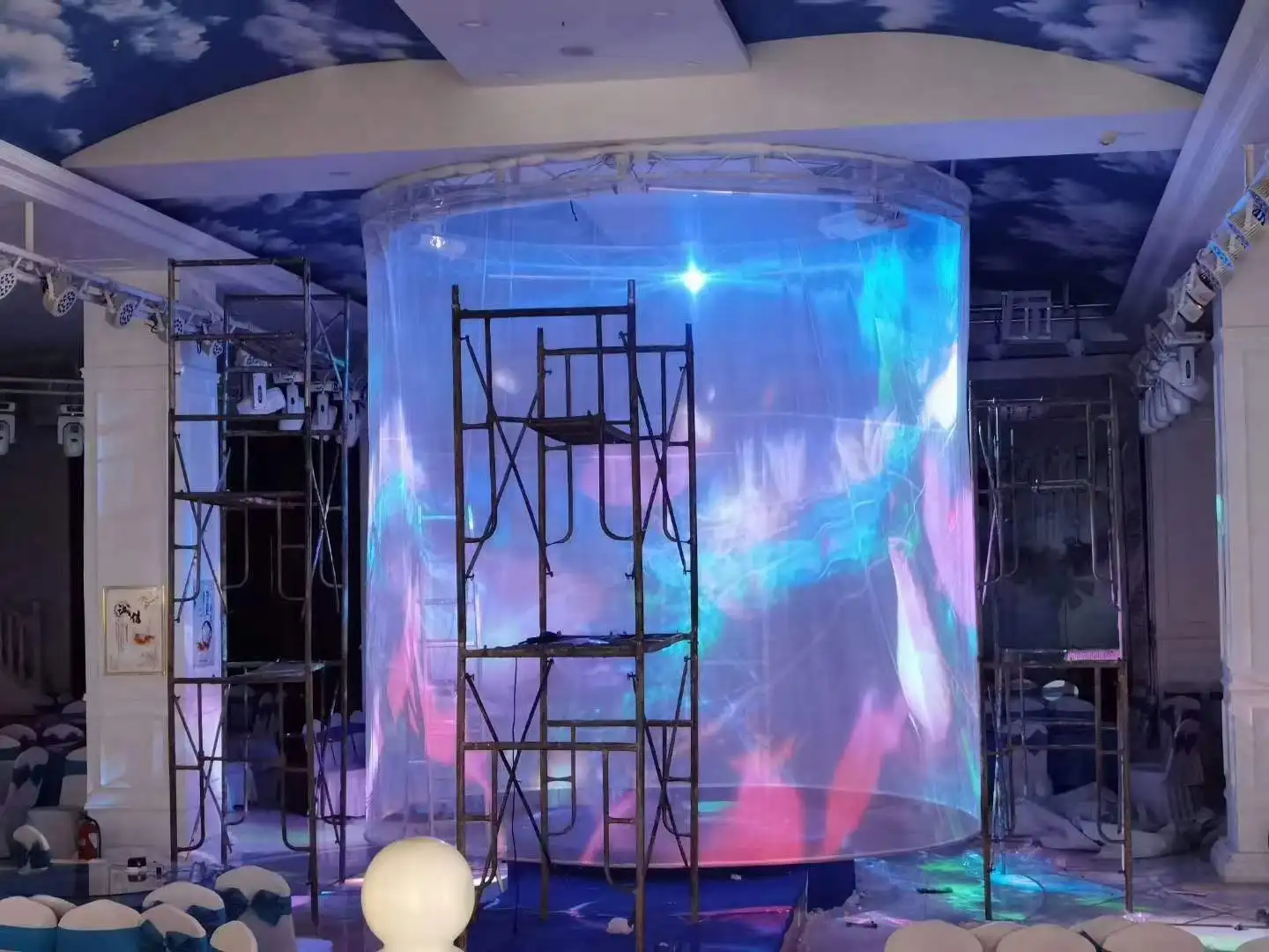 3d Holographic Projection Screen Holo Gauze - Buy Screen Mesh,High Gain ...