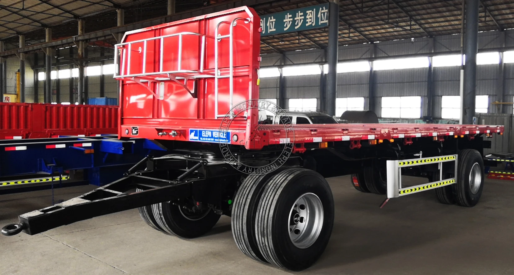 Heavy Duty Drawbar Towing 20ft 40ft Transport Container Dolly Trailer ...