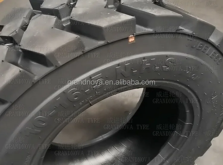 Factory Skid Steer Backhoe Loader Tire Tl Tubeless Tyre/tire 10-16.5 12 ...
