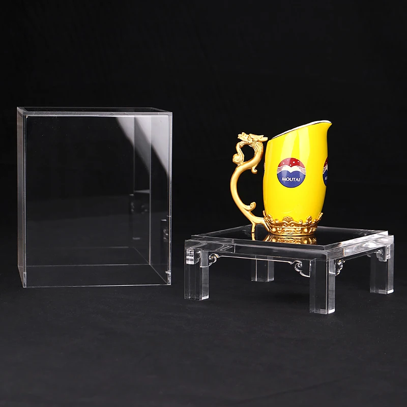 Customized Size Eco-friendly Acrylic Organizer Storage Box Transparent ...