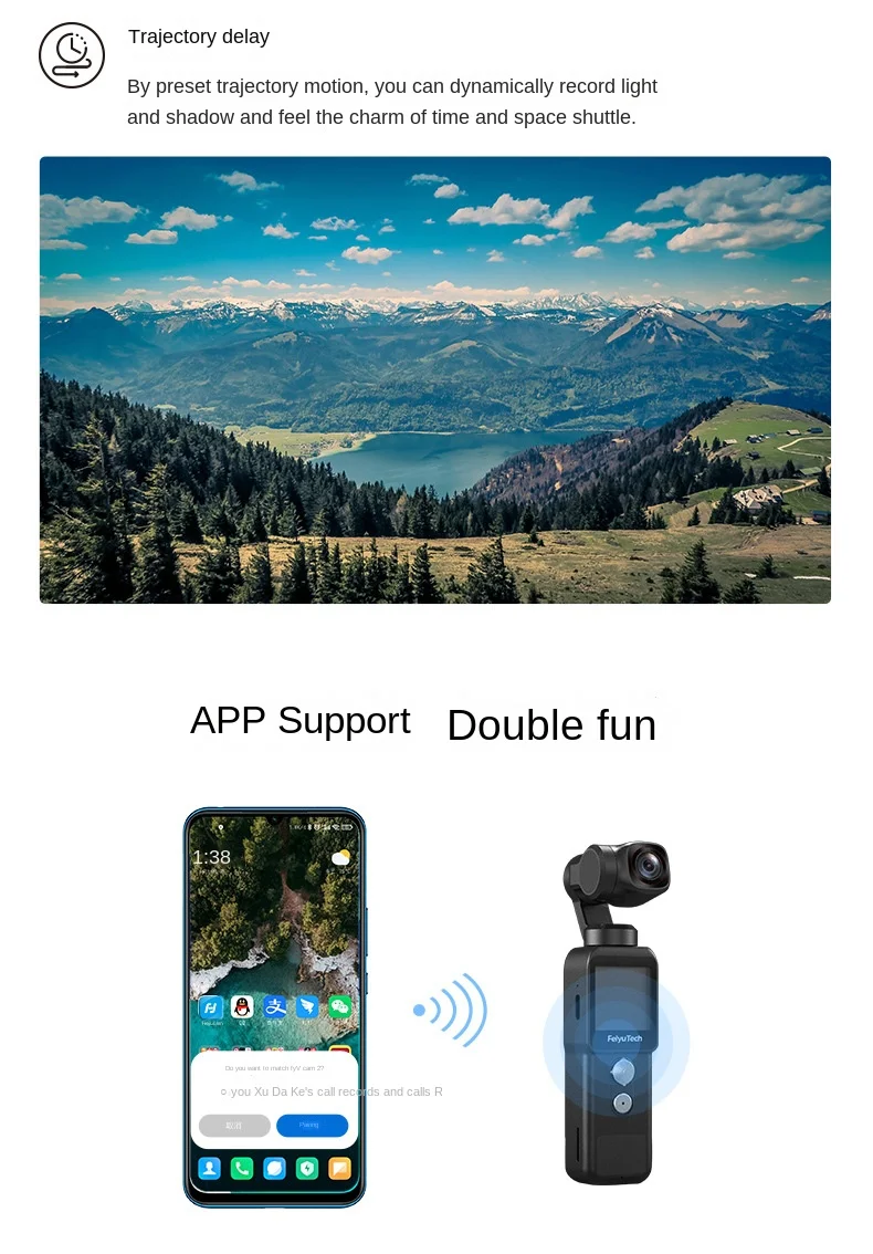 Head Stabilizer Pocket 2 Stabilized 4k Camera Gimbal 3-axis Hybrid ...