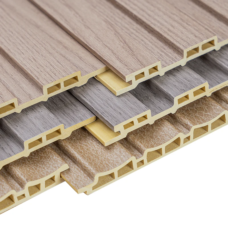 Modern Design Fluted Interior Wall Cladding Wooden Grain Wood Veneer ...