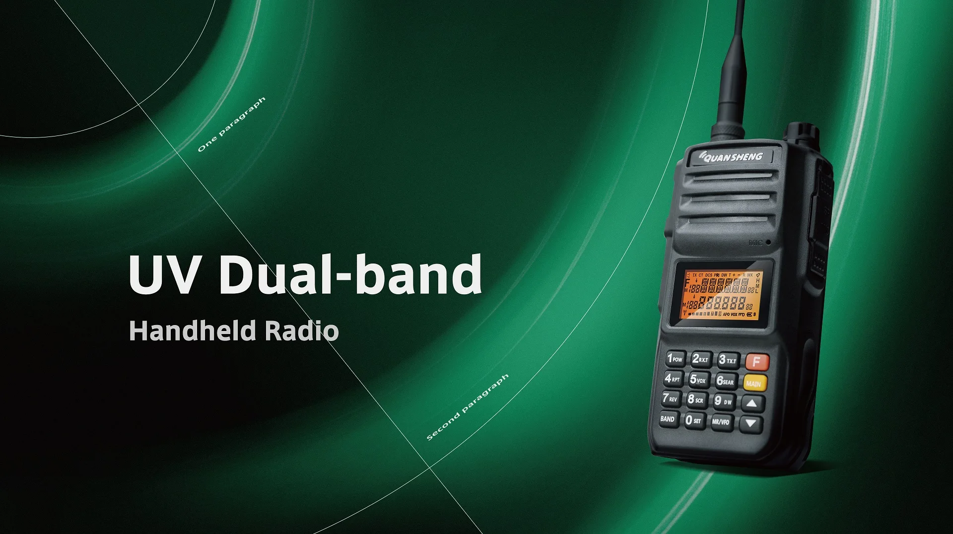 Walkie Talkie Th-uv98 Vhf Uhf Dual Band Scrambler Radio - Buy Outdoor ...