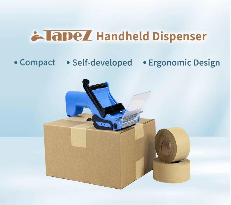 For Manual Handheld Kraft Paper Tape Wetting Packing Dispenser Machine ...