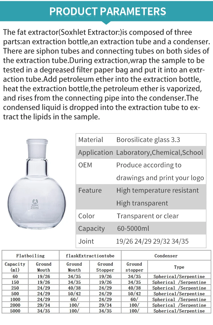 Laboratory Glass Automatic Soxhlet Fat Extraction Apparatus Soxhlet Fat ...