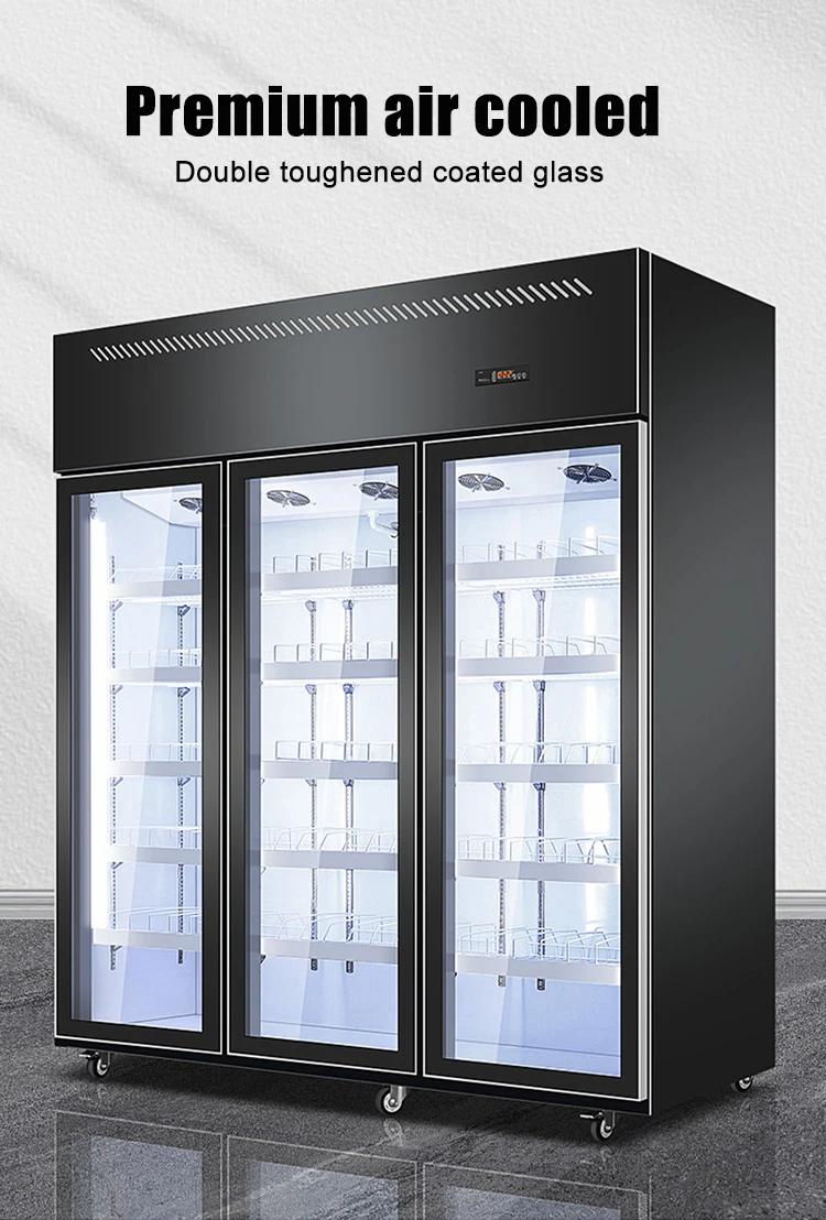 230L 600L 920L Beer Bottle Cooler Commercial Slim Upright Display ...