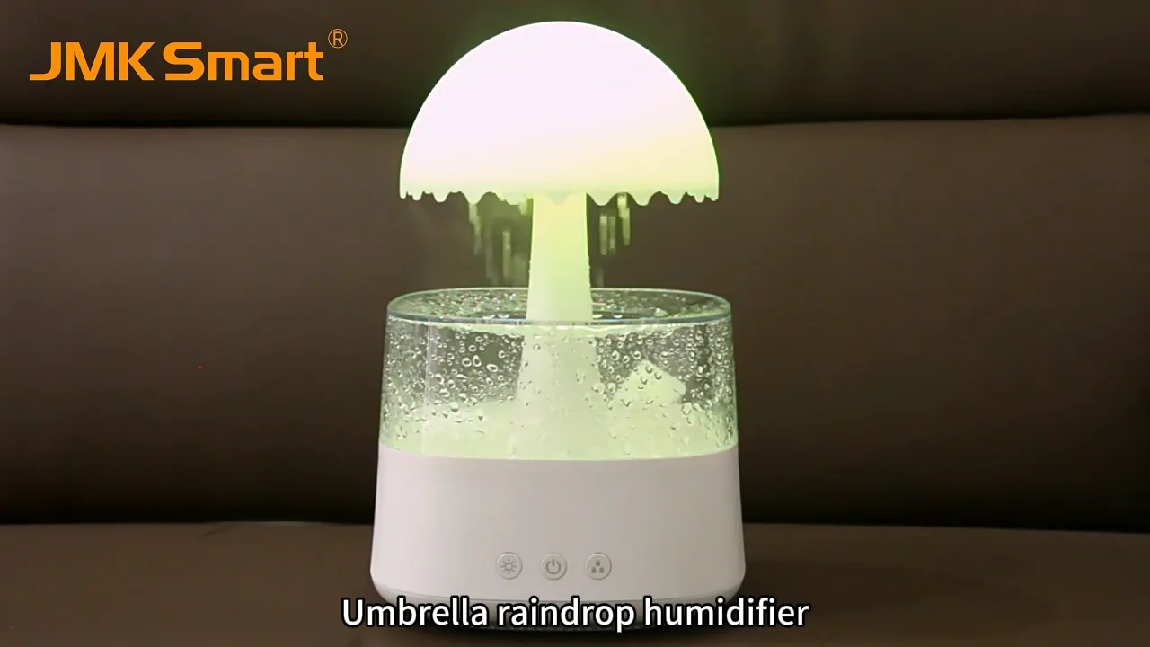Spa Room Essential Oil Diffuser Umbrella Raindrops Mist Humidifier 7 ...
