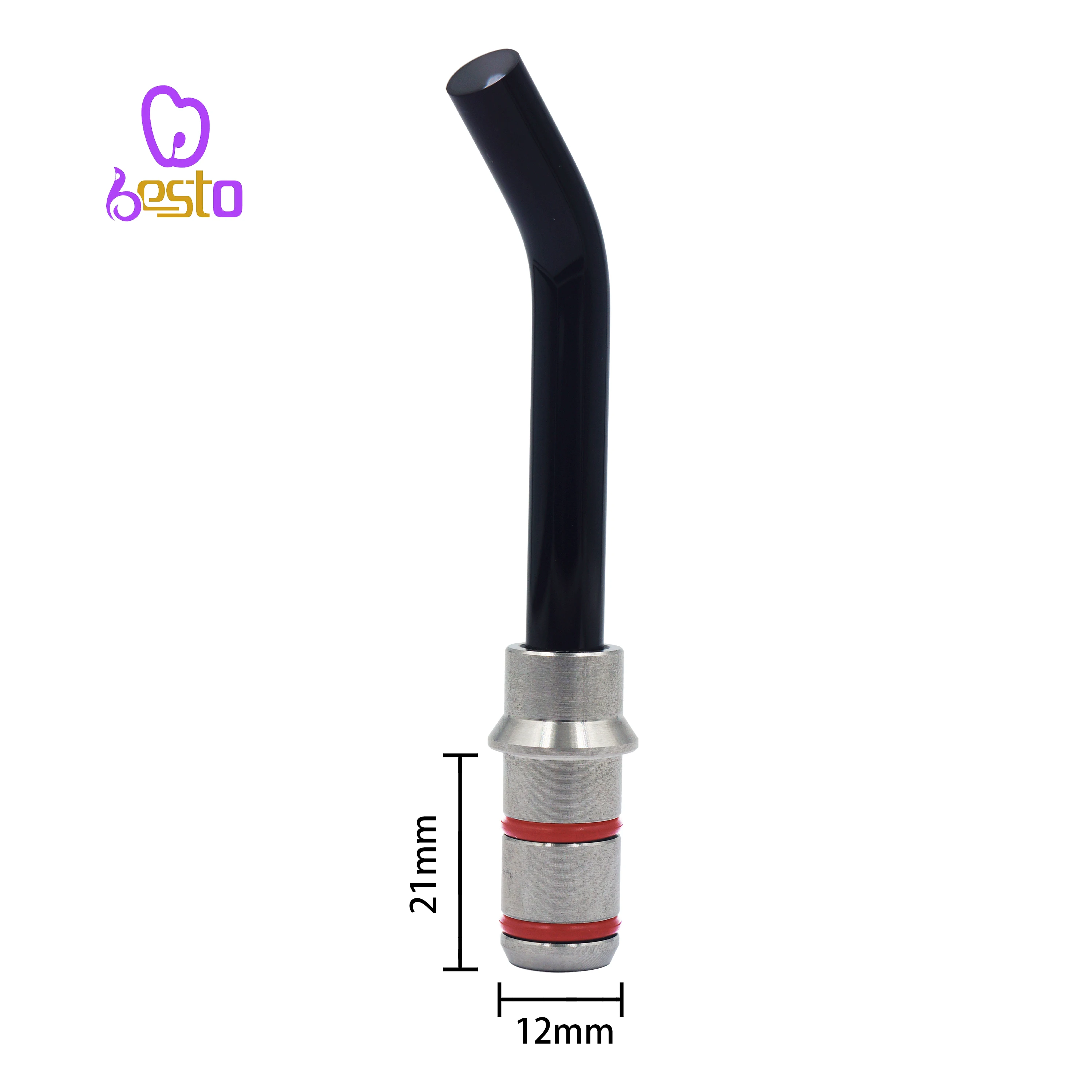 Dental LED Curing Light Guide Tips 12mm*21mm Optical Fiber Rod Tips ...