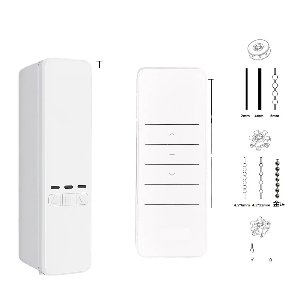 Wifi Motorized Chain Roller Blinds Shade Shutter Drive Electric Curtain ...