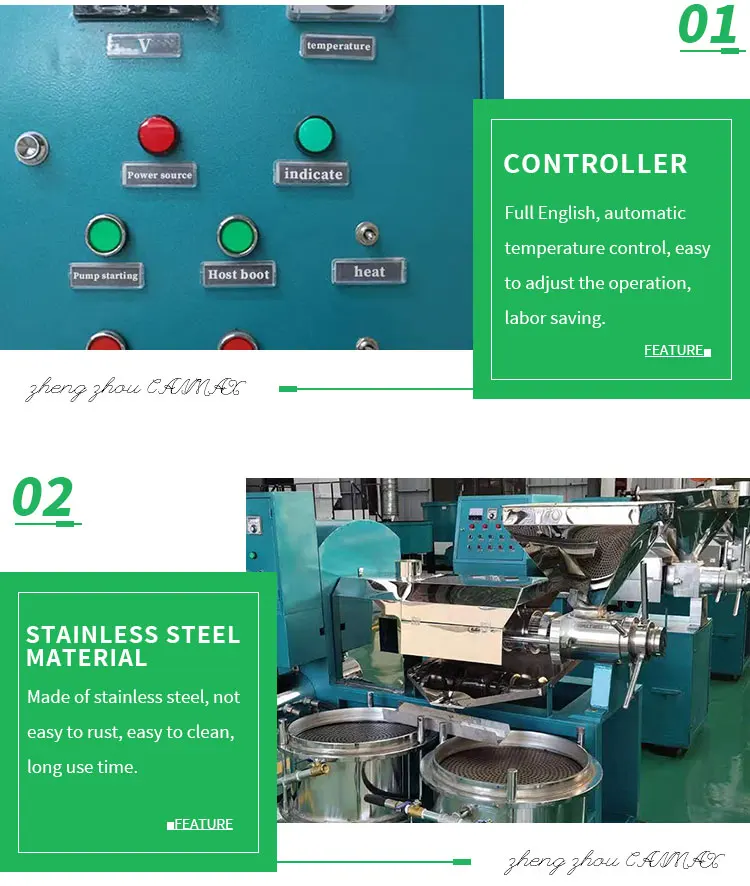Spiral Cooking Oil Maker - Efficient Sunflower Seed Presser