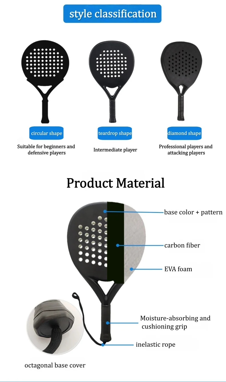 Factory Customization 18K Carbon Fiber High Quality EVA Lightweight ...