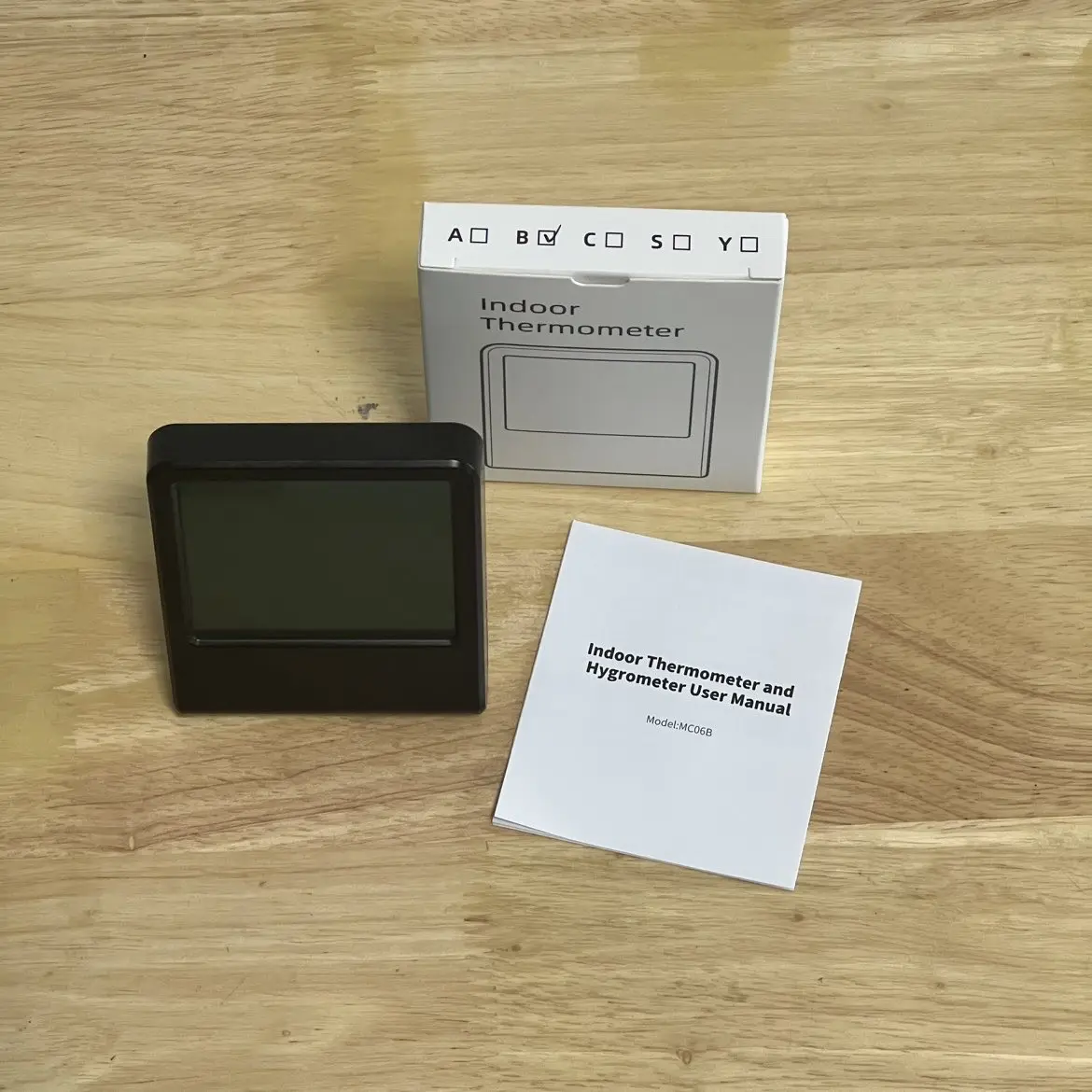 Indoor Room LCD Electronic Temperature Humidity Meter