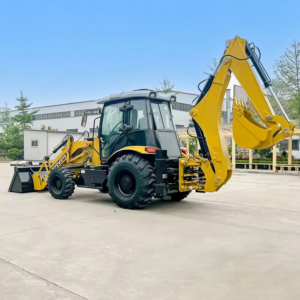 Chinese Better Hydraulic Backhoe Loader 2.8 ton 3 ton 85 kw Mini Wheel Loader Digger for Sale ...