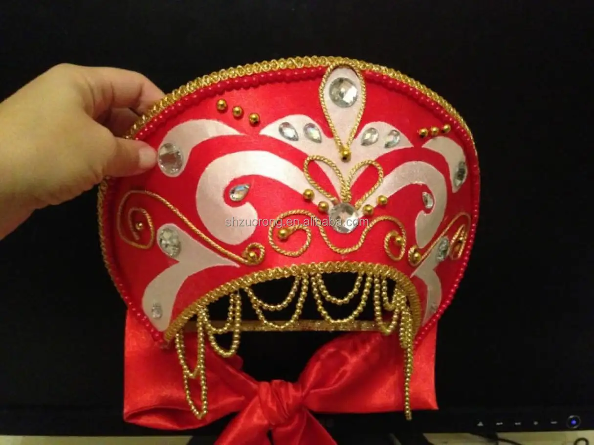 Shop Our Custom Kokoshnik Headdresses for Russian Festivals