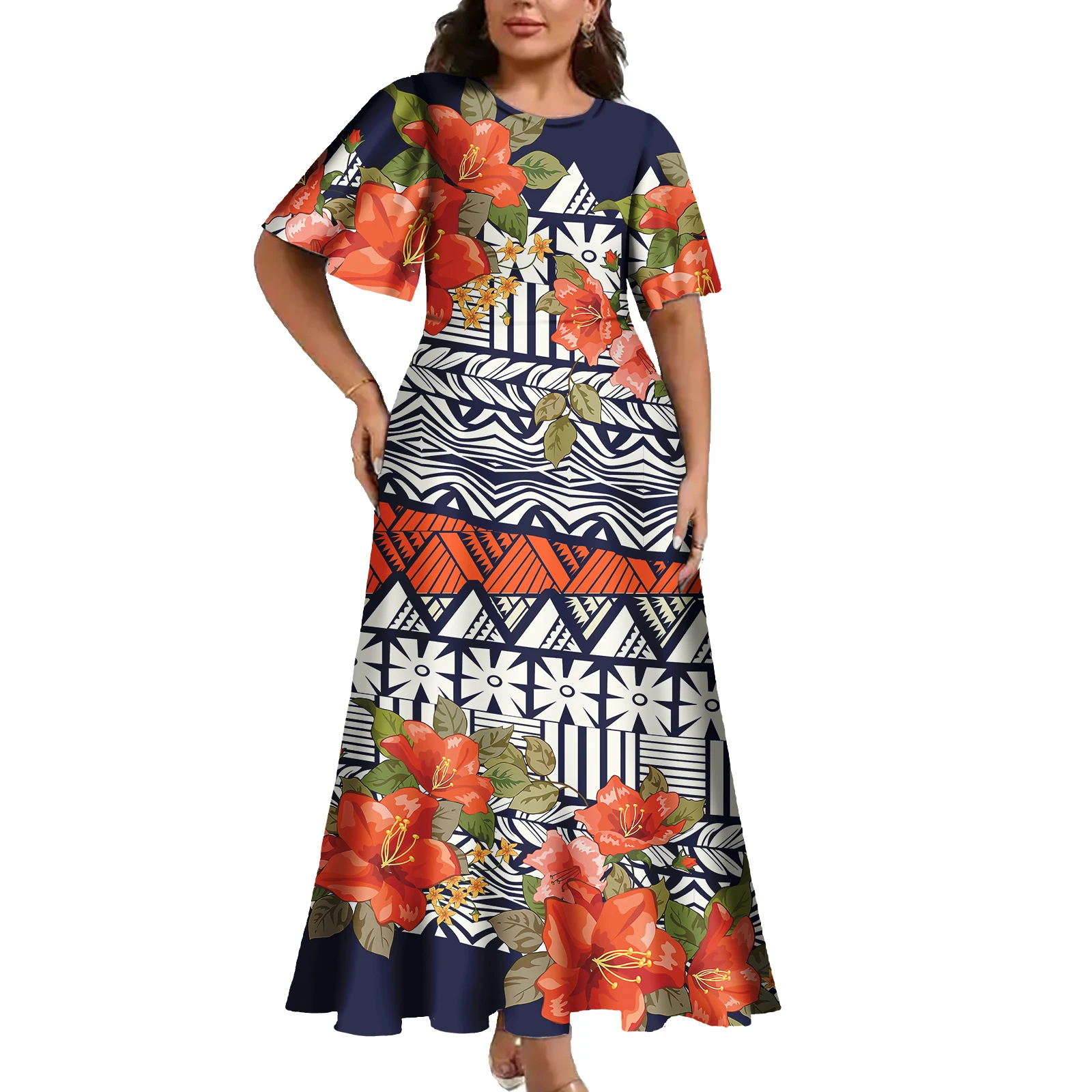 Custom Polynesian Tribal Plus Size Dress Stylish Dresses For Women ...