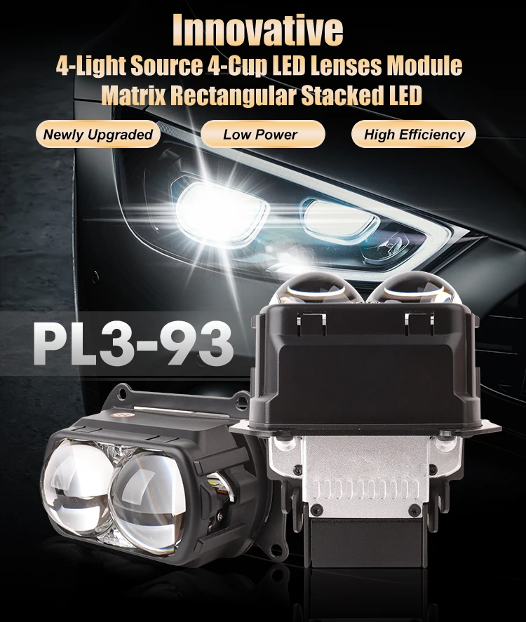 Upgrade Your Car's Lighting with 160W Bi LED Projector Lens