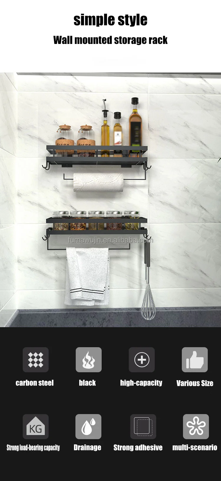 Kitchen Utensils and Household Goods Holder New 2 in 1 Multi-function ...