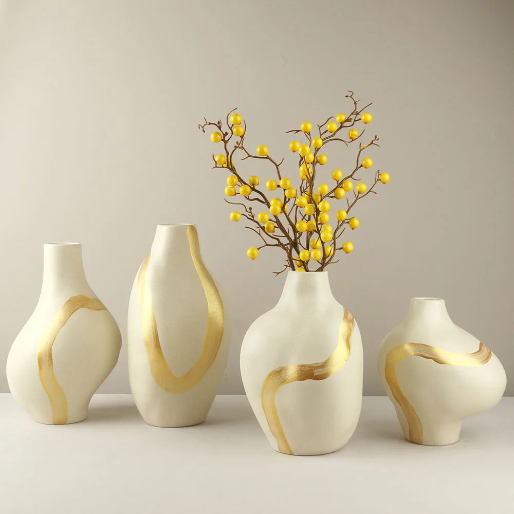 Modern minimalist abstract human body decoration vase, ceramic vase ...