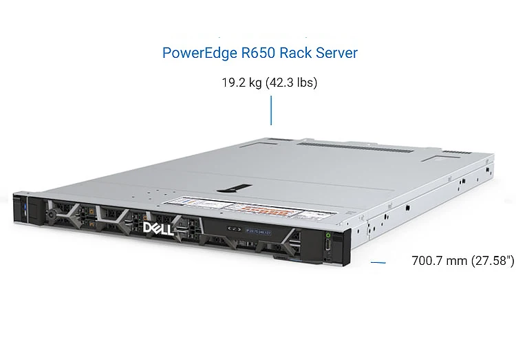 Dell Poweredge R650 1u Server 8-10 2.5" Bays With 3rd Generation ...