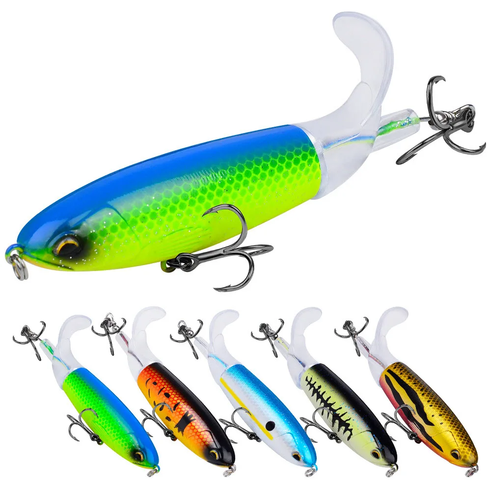 Topwater Fishing Lure Whopper Popper Artificial Bait Fishing Lure Top ...