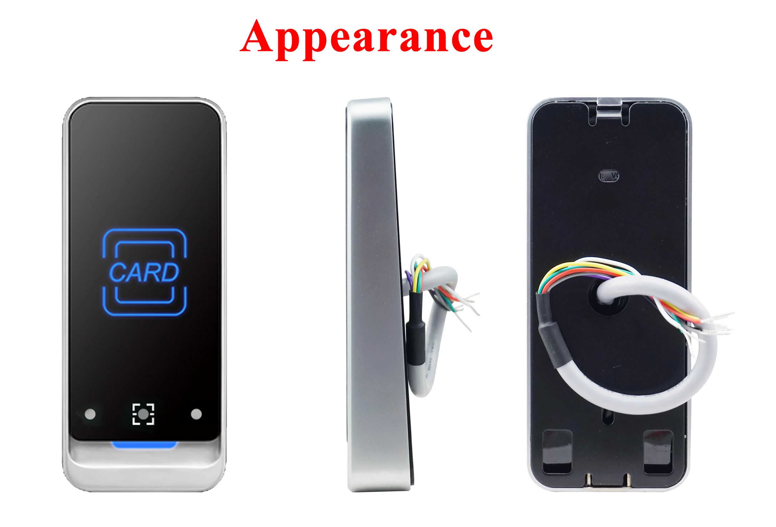 Smart QR Code & RFID Metal Frame Scanner for Access Control
