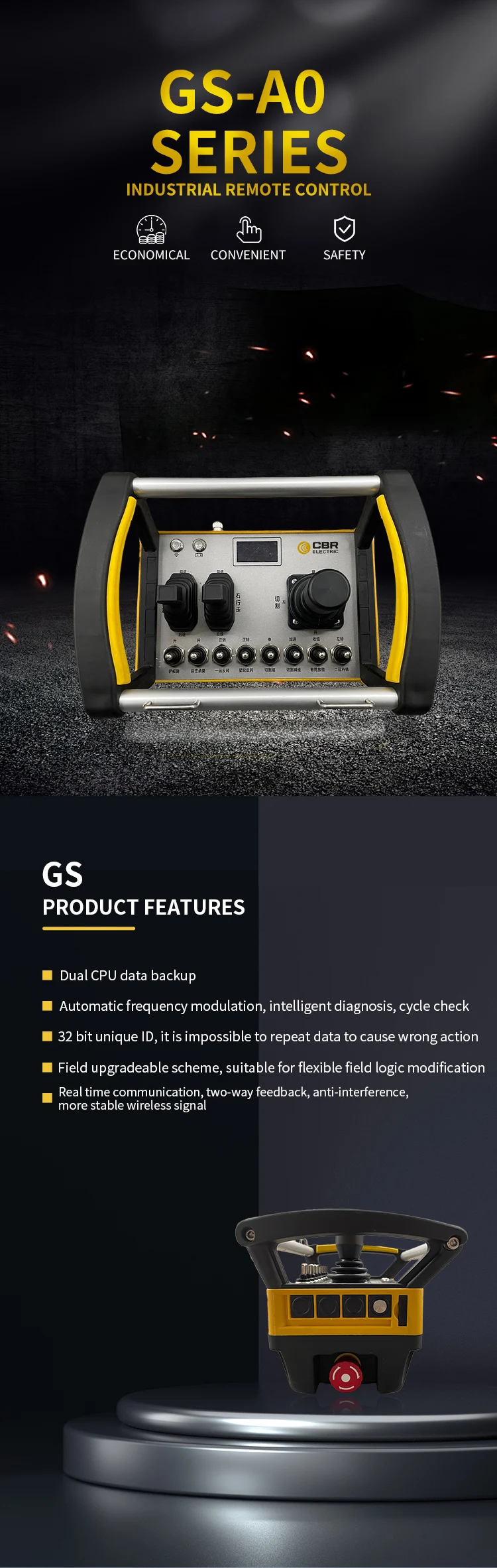 Customized Design Industrial Wireless Remote Control Integrated ...