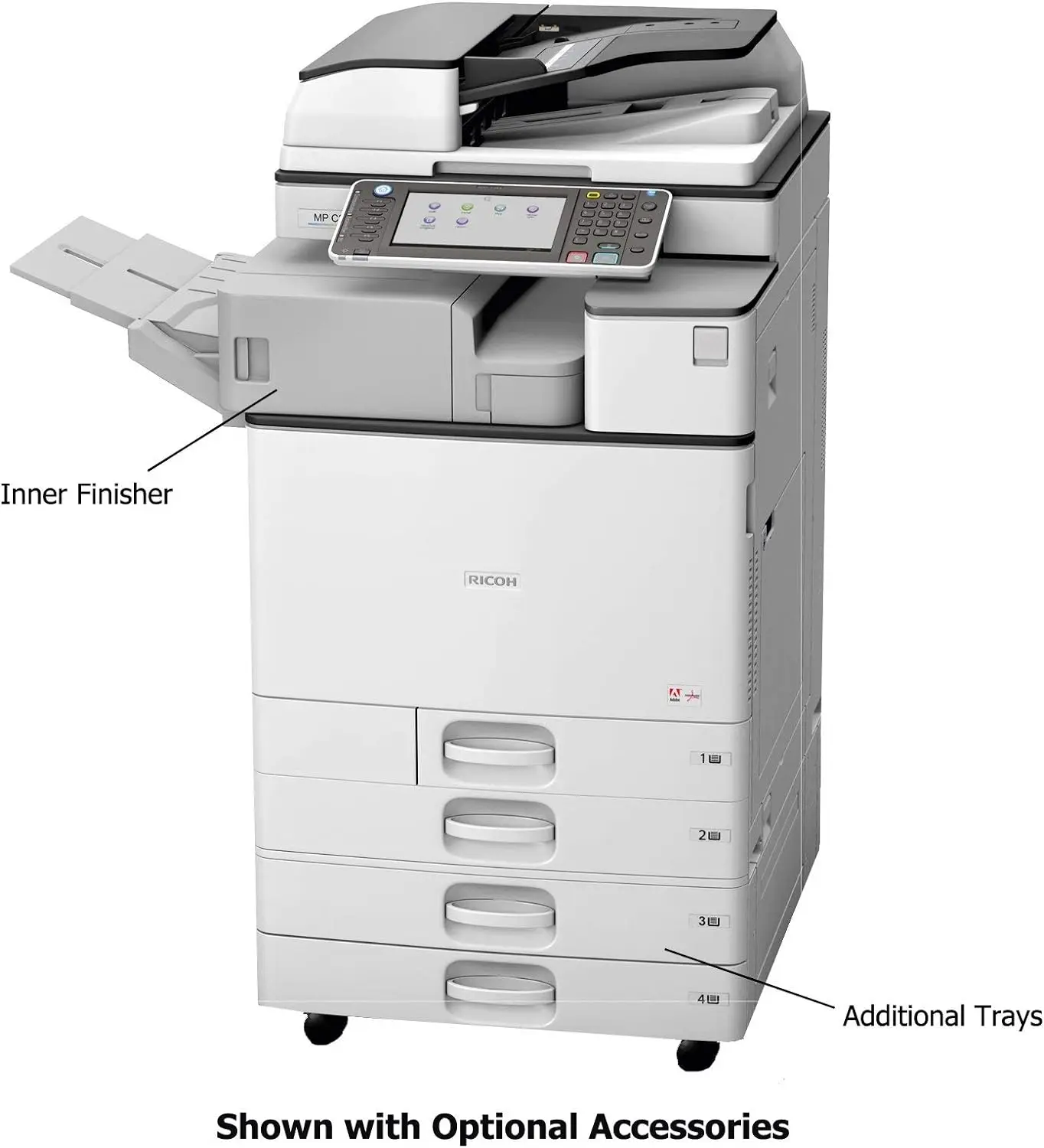 Hot Sale A3 Photo Printer Professional Photocopy Machine MPC4503 5503 ...