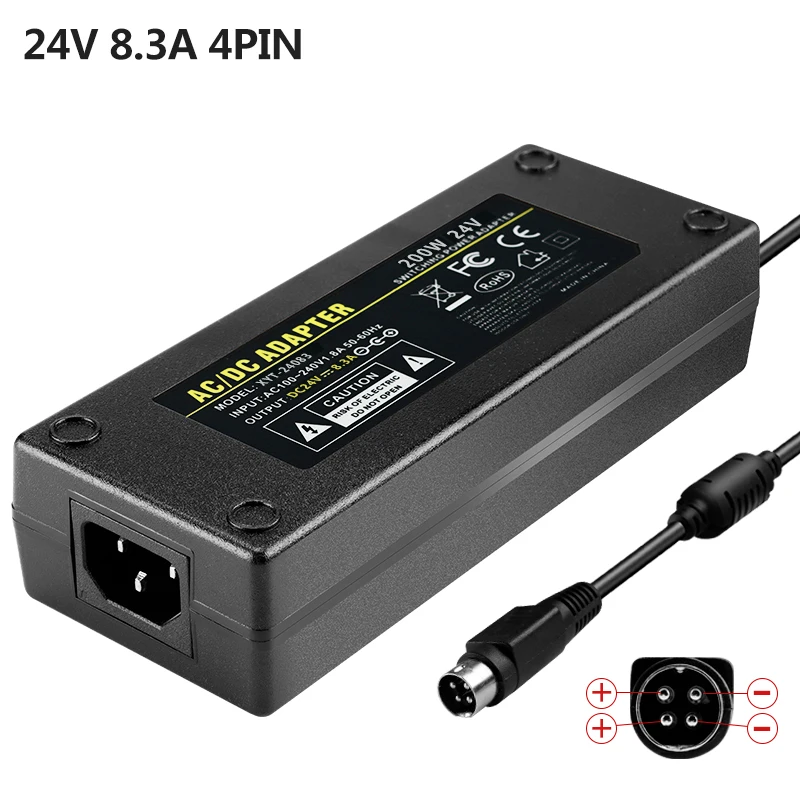 24V 8A Power Adapter - Efficient and Reliable AC-DC Converter