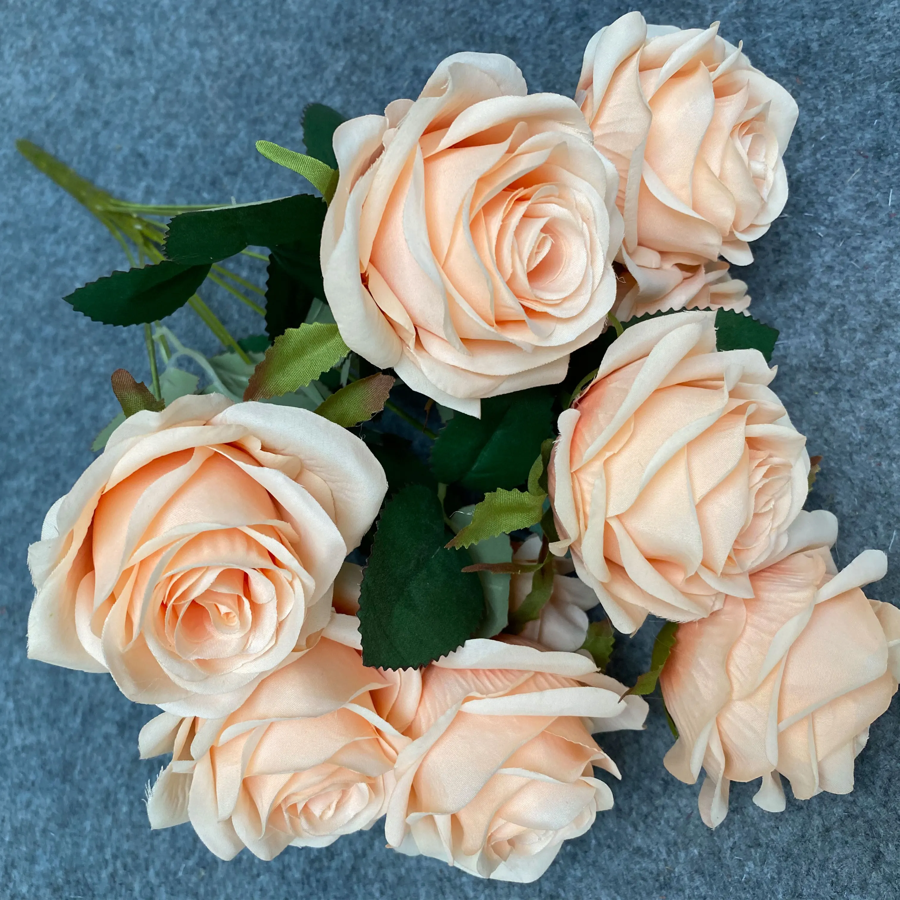 Shop Our 9-Head Wall Artificial Flower Rose - Perfect for Any Occasion