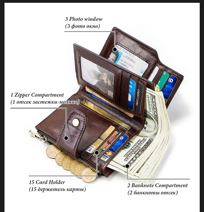HUMERPAUL Smart Wallet - Anti-Theft with Bluetooth & GPS