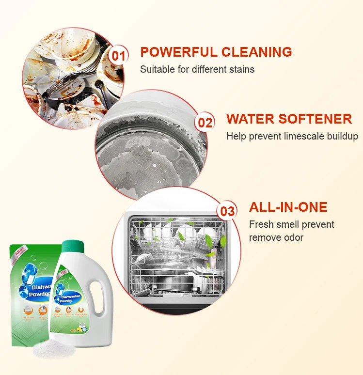 High Quality Low Cost Dishwashing Detergent Powder Deep Clean Detergent ...