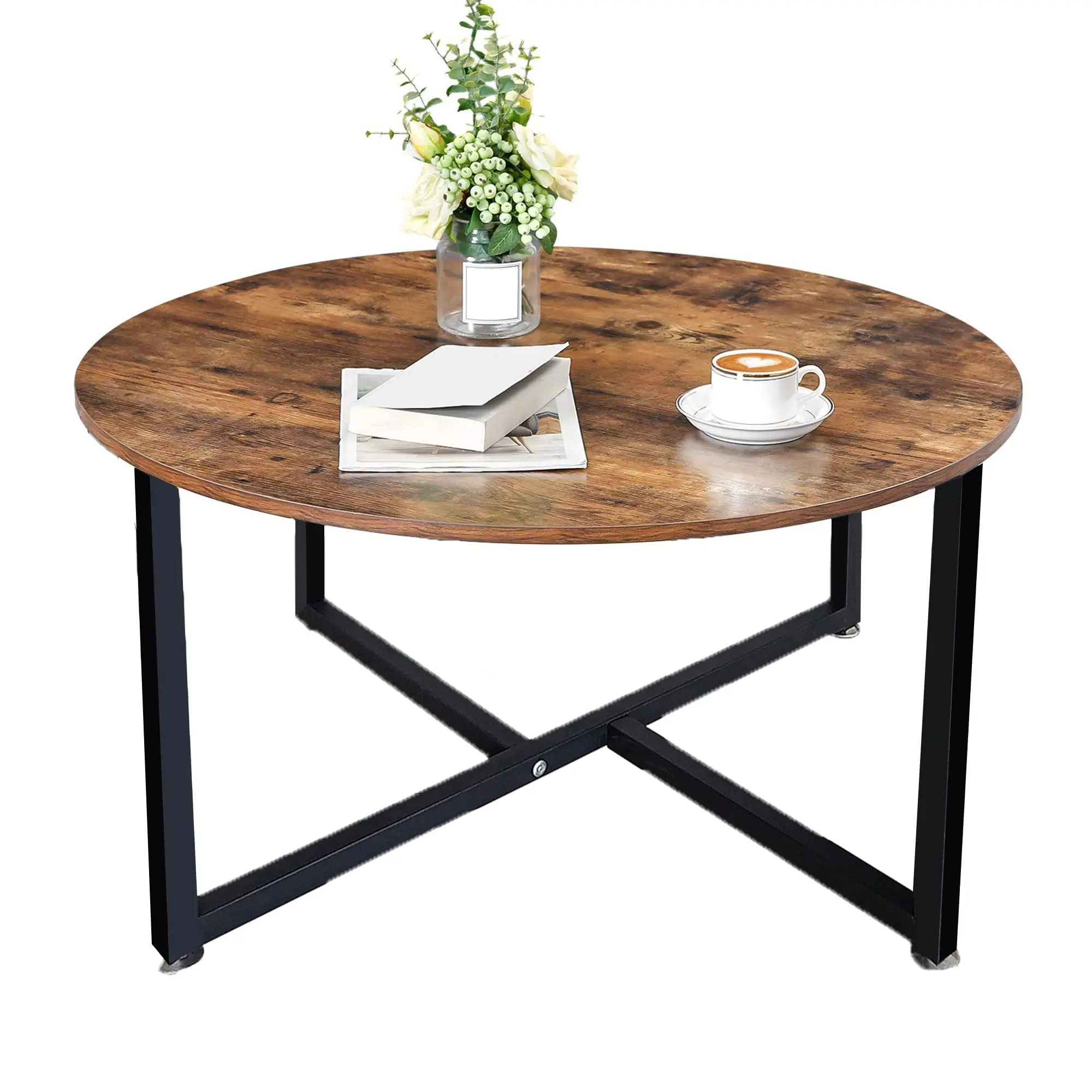 Small Tea Round Coffee Table Modern Coffee Table Sofa Table For Living ...