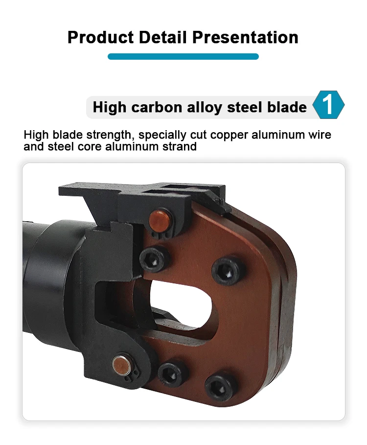 Hydraulic Steel Wire Rope Cutter - Precision and Durability