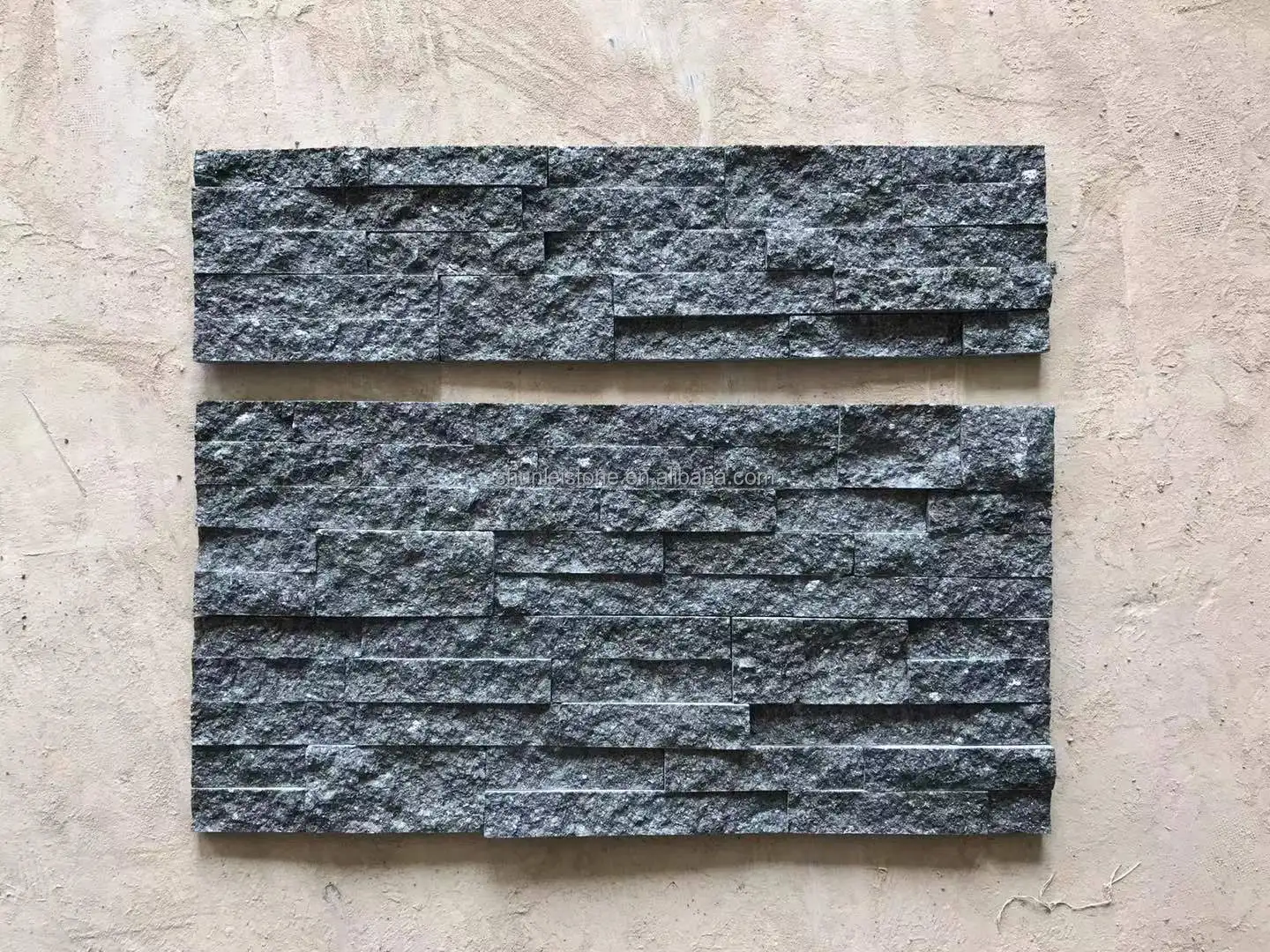 Natural Black Granite Stacked Stone Veneer Cladding| Alibaba.com