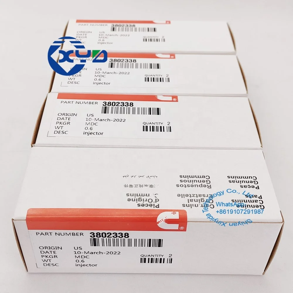 Xinyida 4bt 6bt Diesel Engine Part Fuelinjector 3802009 3802338 3802176 ...