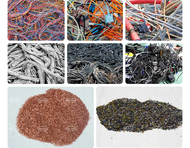 Cable Wire Grinder and Separator Production Line Copper Cable ...