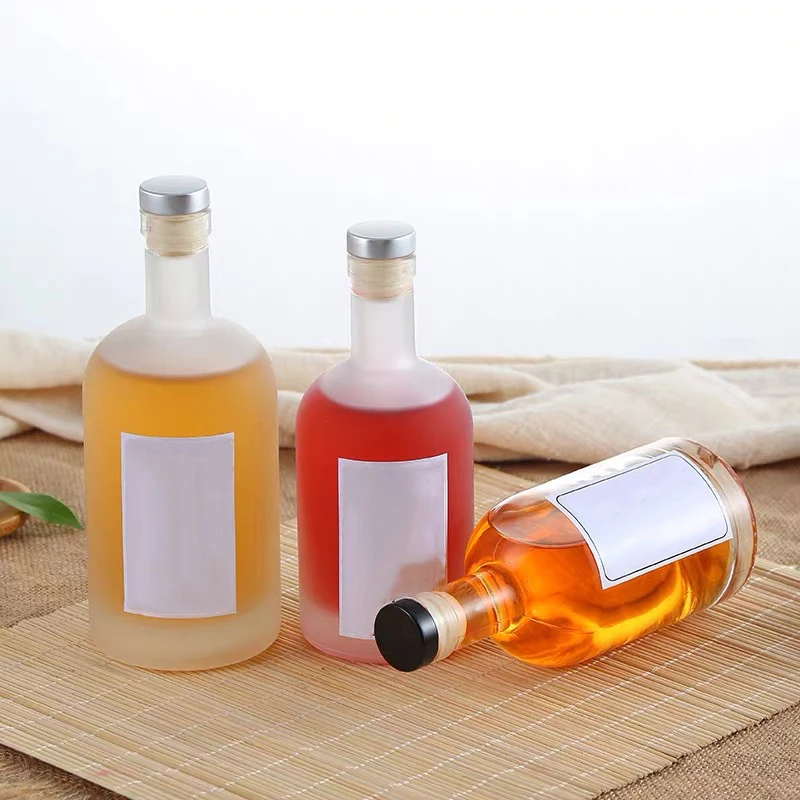 Factory Price Recyclable Modern Design 750ml Glass Bottle High Clear ...