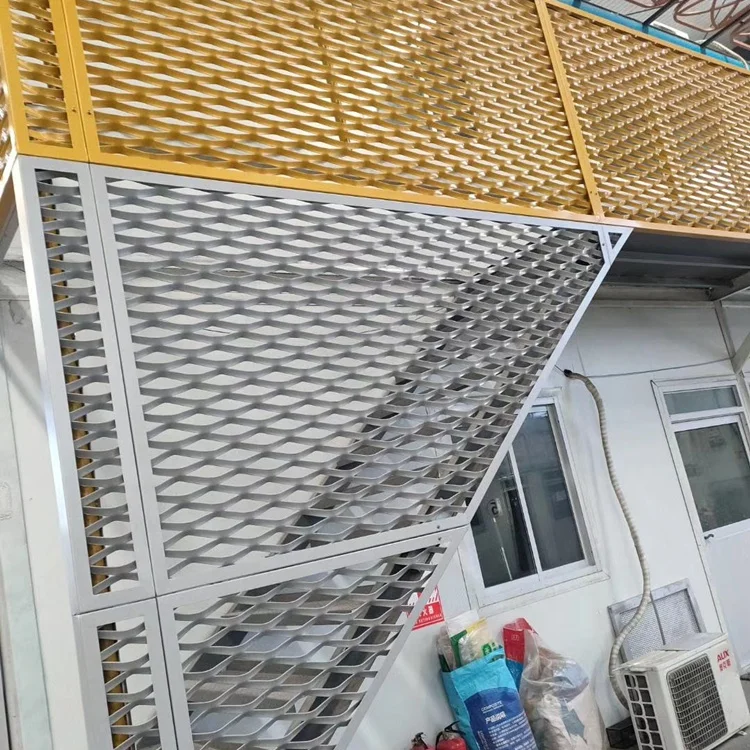 Galvanized Expanded Metal Mesh American Diamond Standard Safety Fence ...