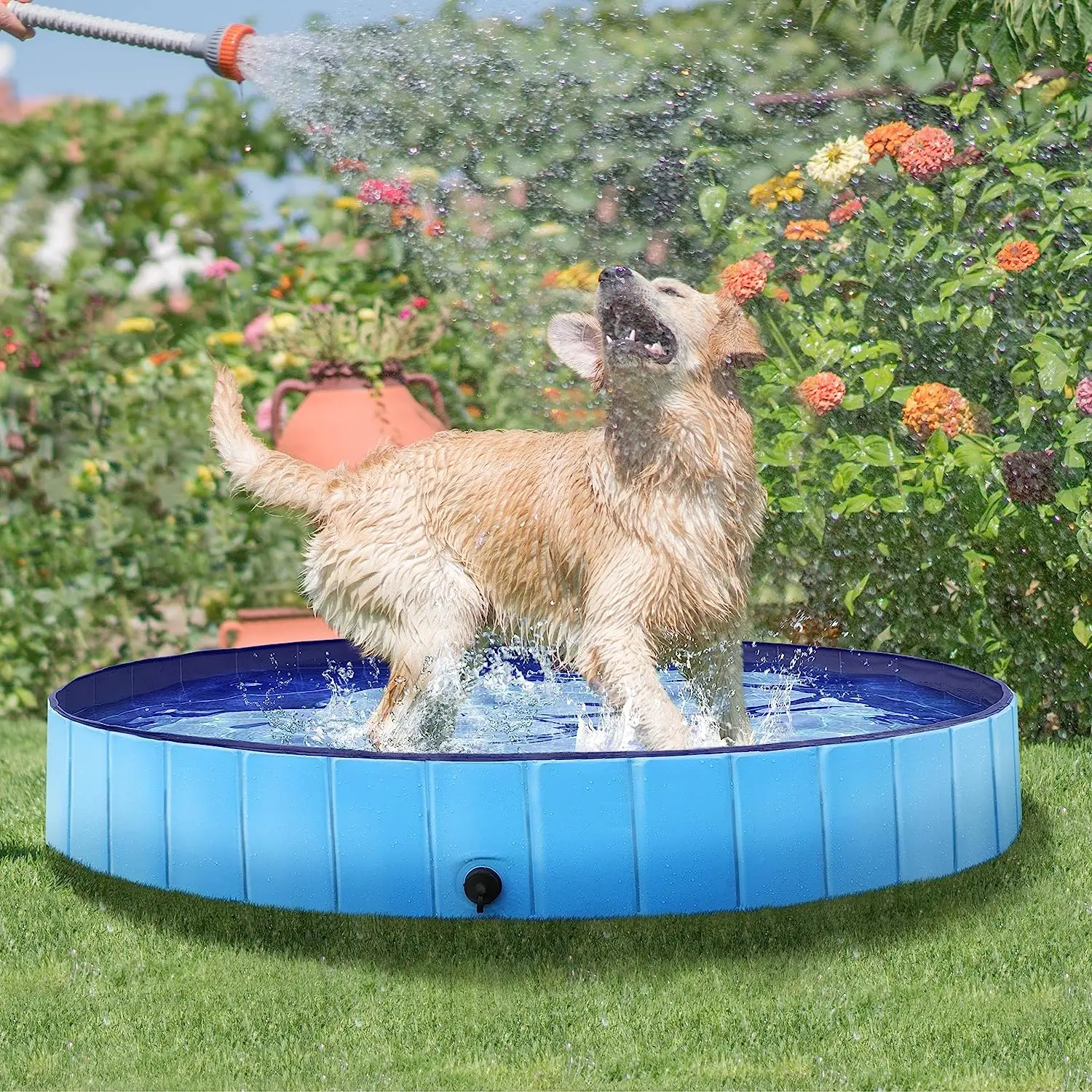 New Trends Foldable Portable Pvc Pet Bathing Tub Pet Pool For Dogs Cats ...